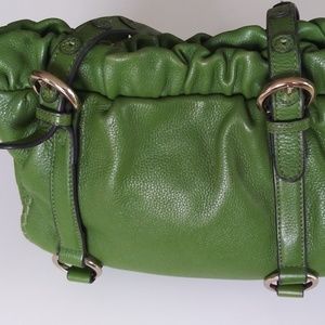 Sondra Roberts | Bags | Sandra Roberts Green Leather Purse | Poshmark